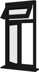 Black UPVC Windows