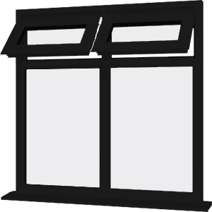 Black UPVC Windows