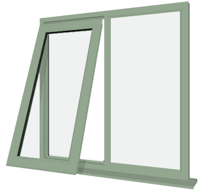 Chartwell Green UPVC Window Style 16 - Buy Online Supply Only