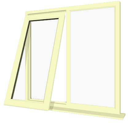Cream UPVC Windows