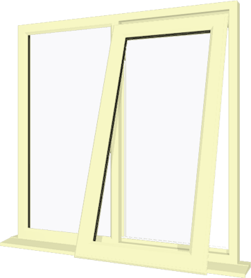 Cream UPVC Windows