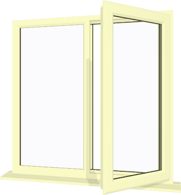 Cream UPVC Windows