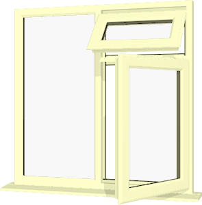 Cream UPVC Windows