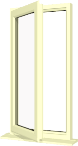 Cream UPVC Windows
