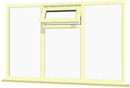 Cream UPVC Windows