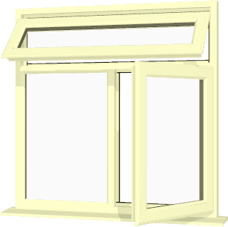Cream UPVC Windows