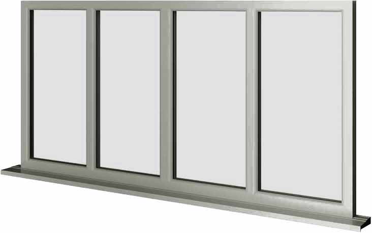 Agate Grey UPVC Window Style 38